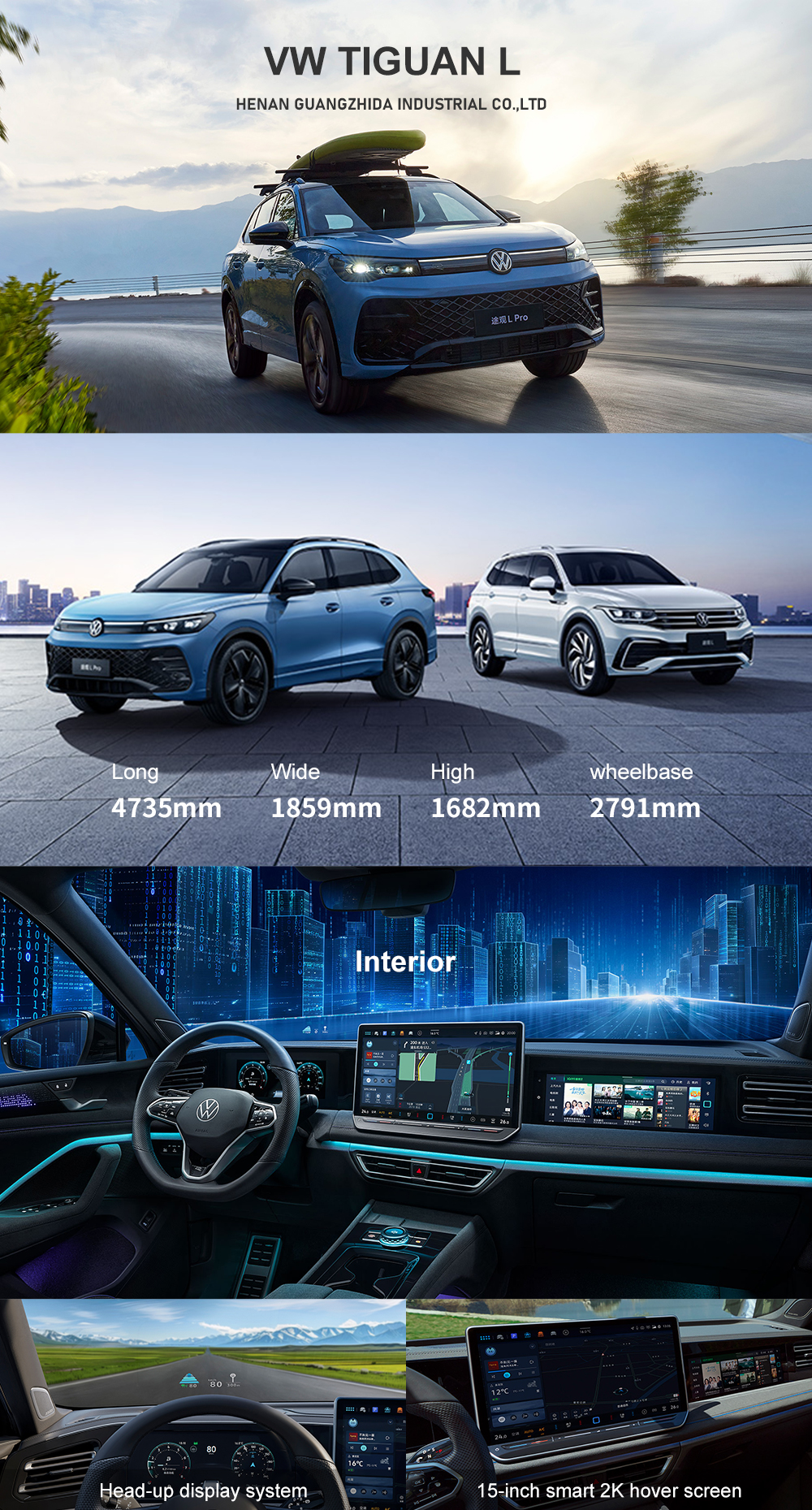 Tiguan L Pro SUV China Export - Henan Guangzhida Industrial Co., Ltd ...