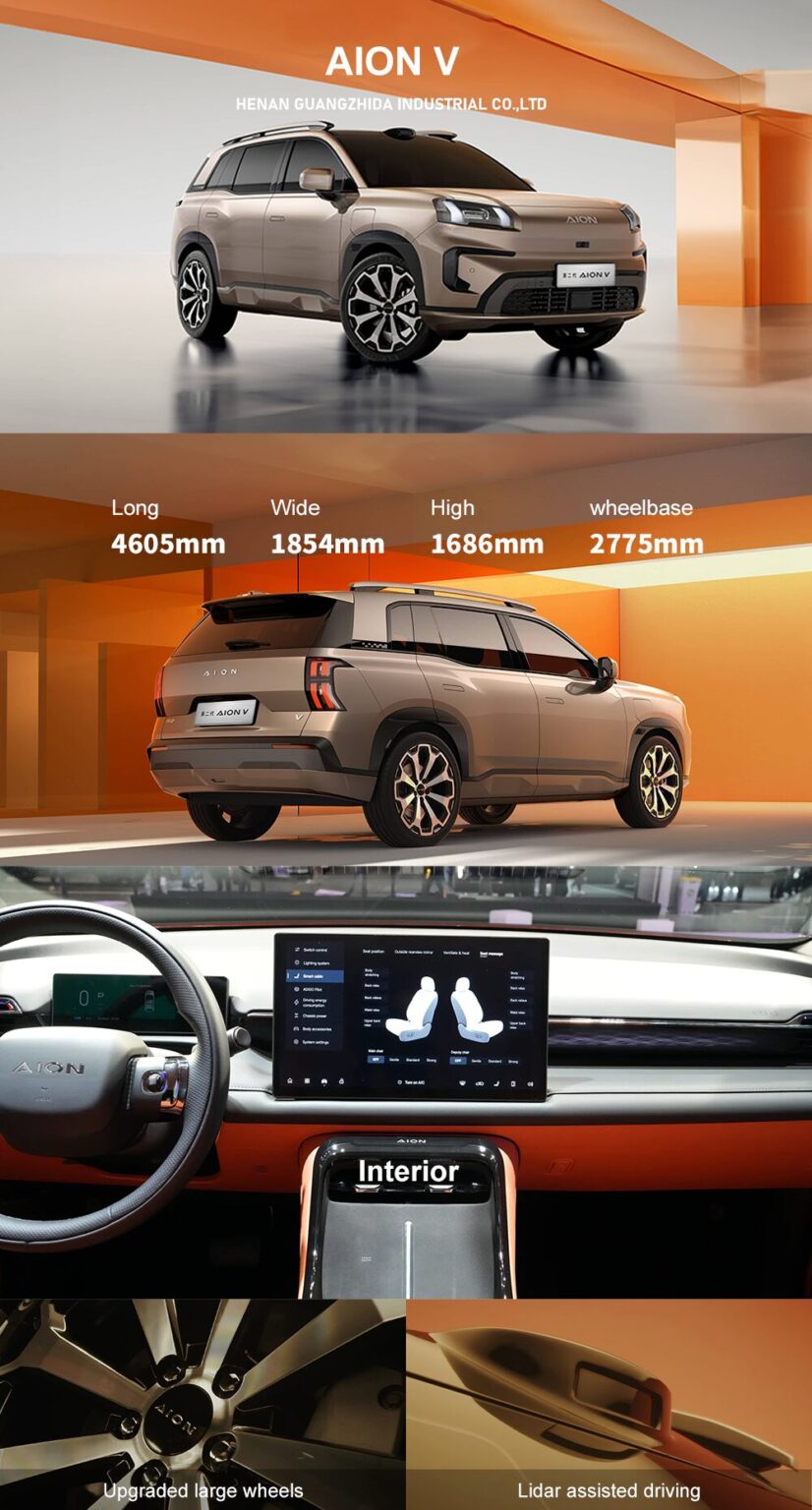 AION V 2025 China Export - Henan Guangzhida Industrial Co., Ltd., All ...